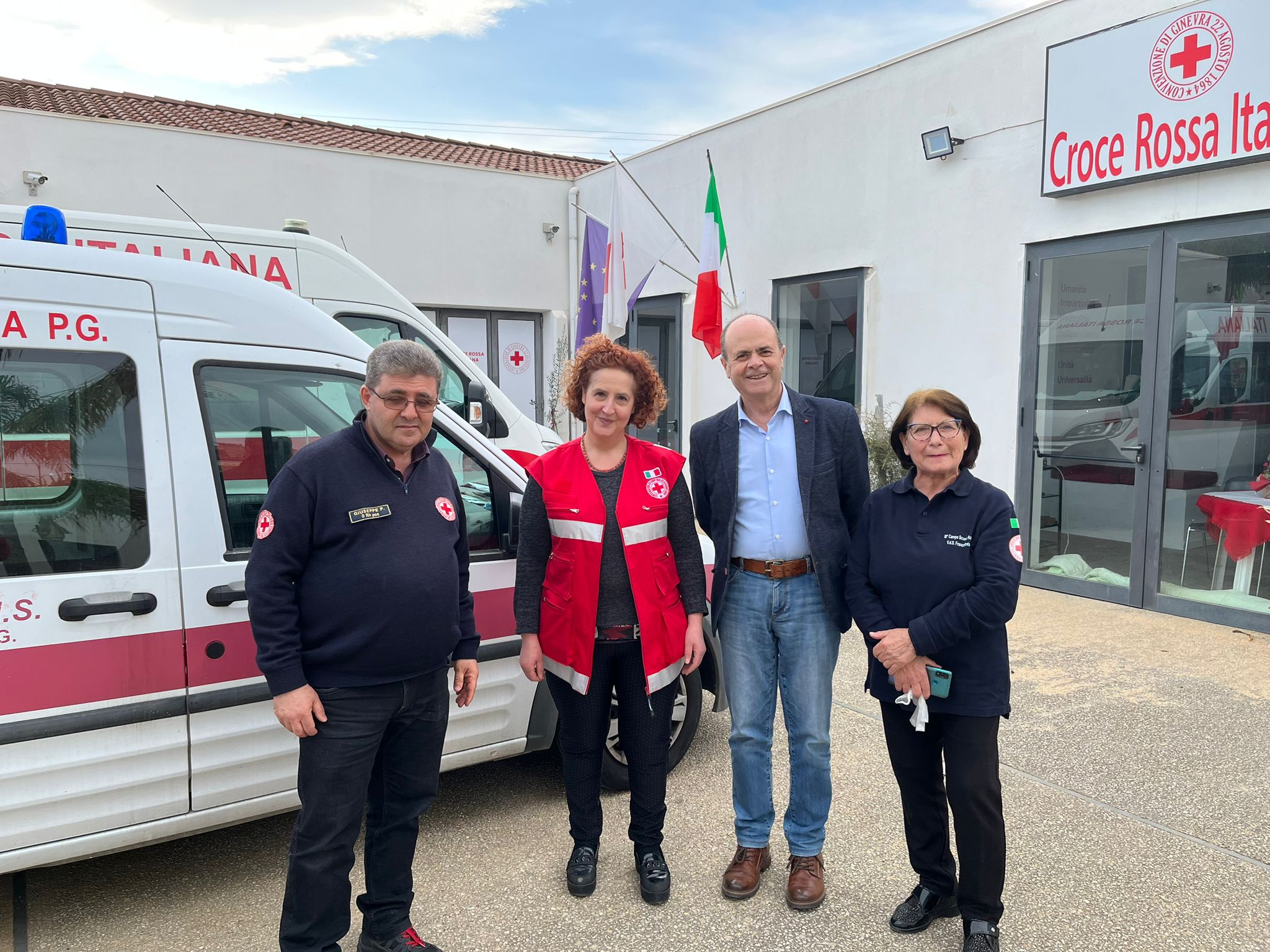 Barcellona PG. Visita alla sede della Croce Rossa Italiana dell ...